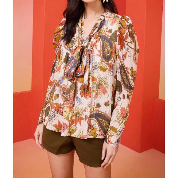 Marie Oliver | Tops | New Marie Oliver Kimber Blouse In Multi | Poshmark